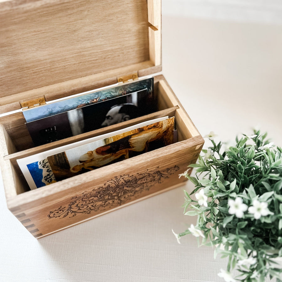 Wooden Prayer Card Box – The Little Rose Shop