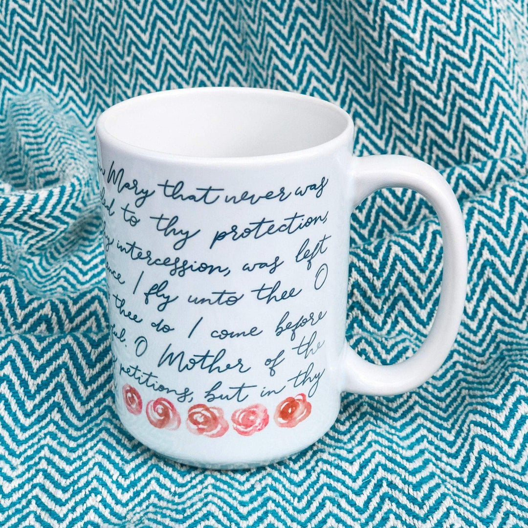 Memorare Prayer Mug - Perfect Gift for Spiritual Moments